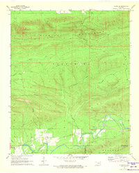 Hi-Res Interactive Map of Albion SE, Pushmataha County, OK in 1971 ...